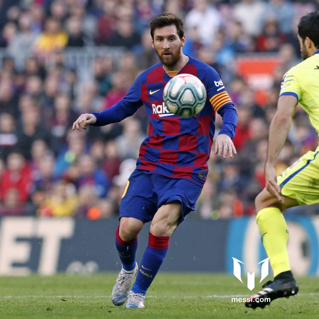 MESSI PROVIDES ASSIST IN WIN OVER GETAFE