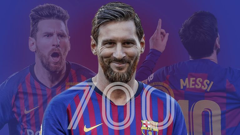 Lionel Messi reaches 700 goals for Barcelona and Argentina