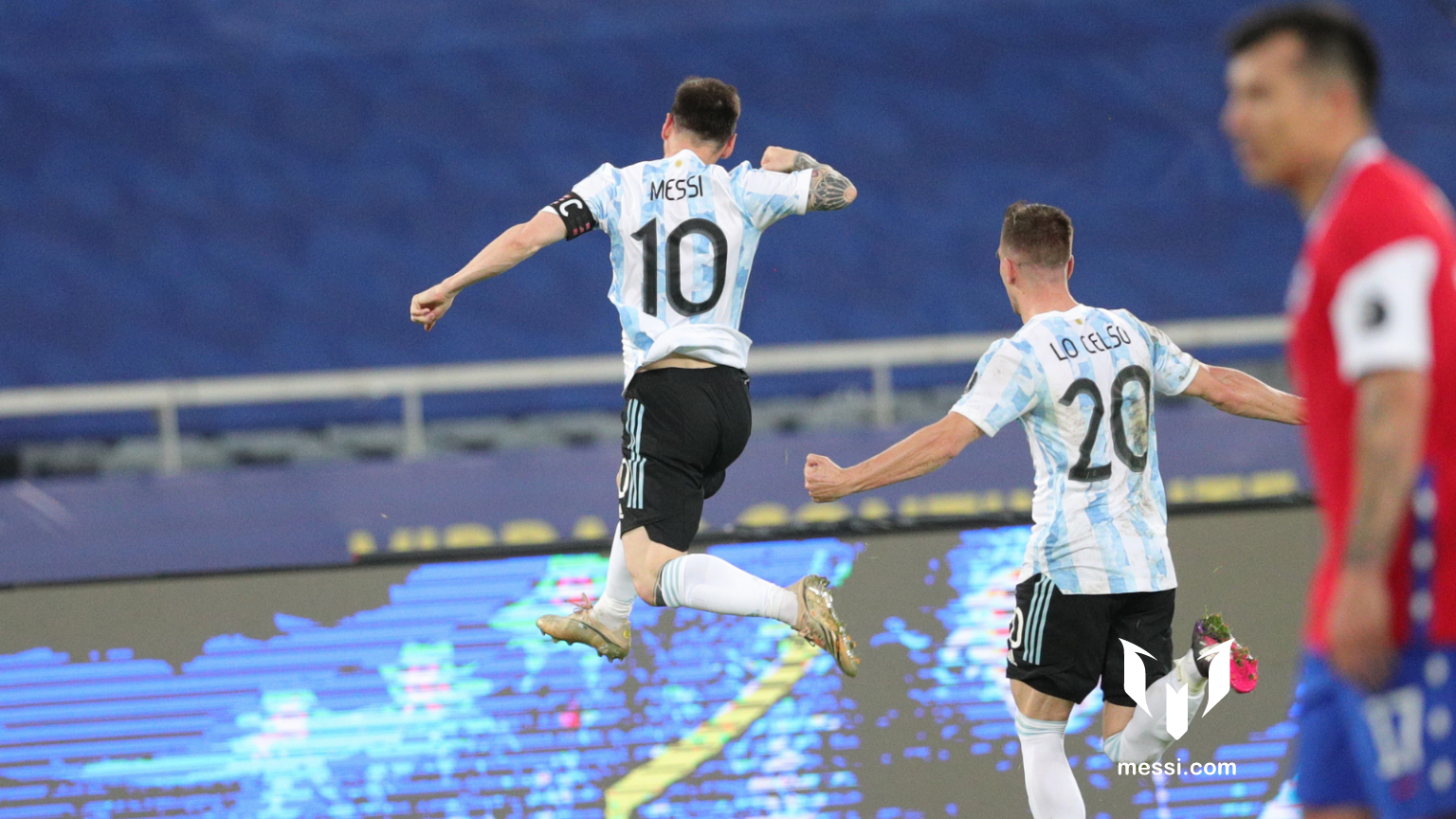 LEO ON TARGET IN DRAW AGAINST CHILE